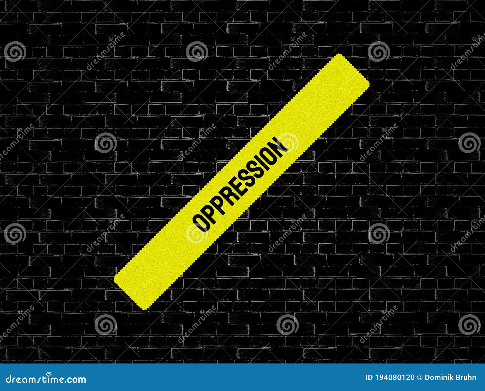 Oppression - BLACK LIVES MATTER - Image, Illustration with Words ...