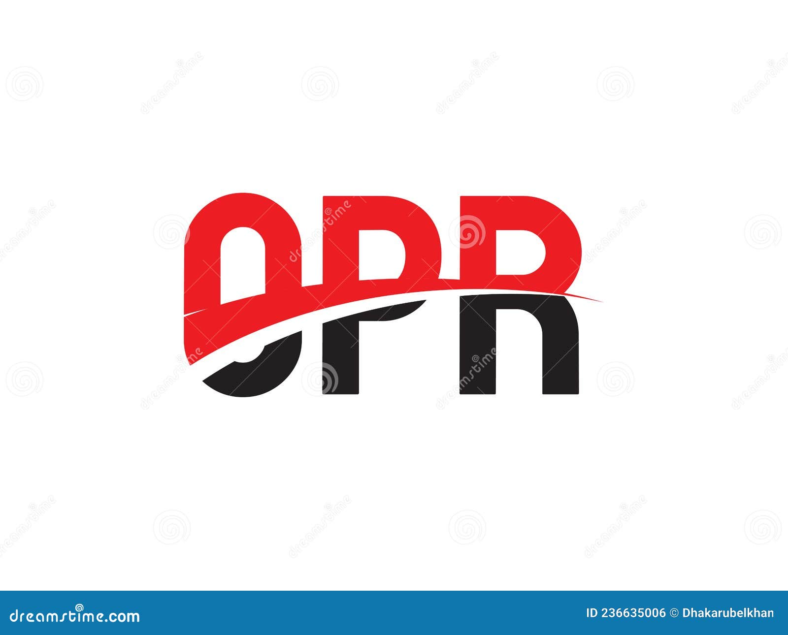 OPR Letter Initial Logo Design Vector Illustration Stock Vector ...