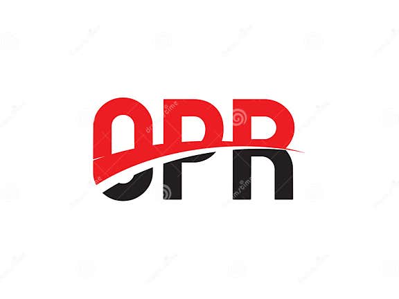OPR Letter Initial Logo Design Vector Illustration Stock Vector ...