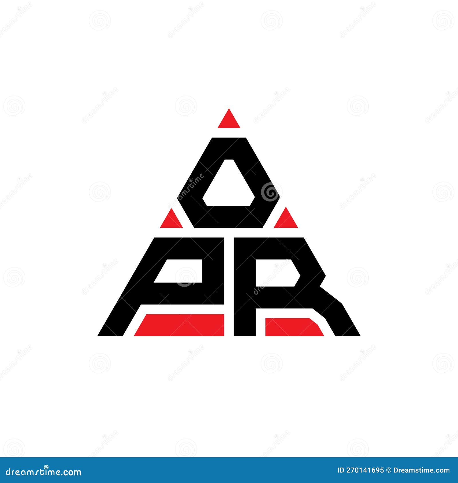 OPP Triangle Letter Logo Design with Triangle Shape. OPP Triangle Logo ...