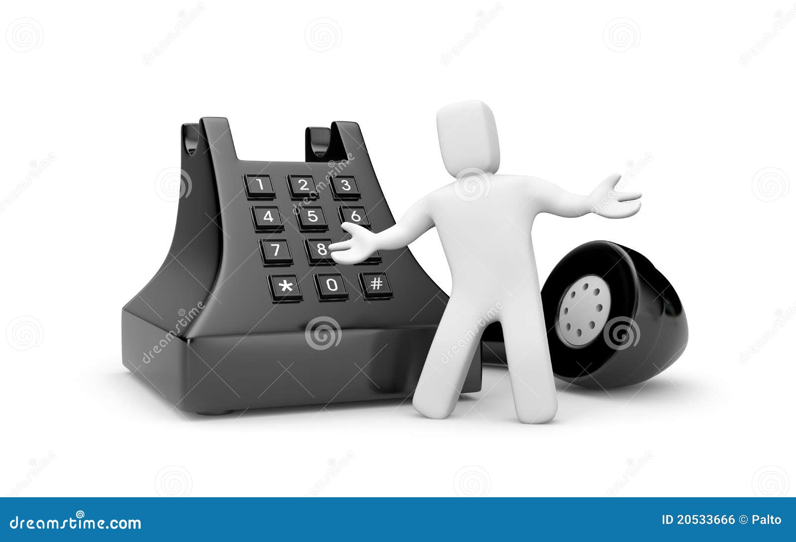 Oproepen ons stock illustratie. Illustration of knoop - 20533666