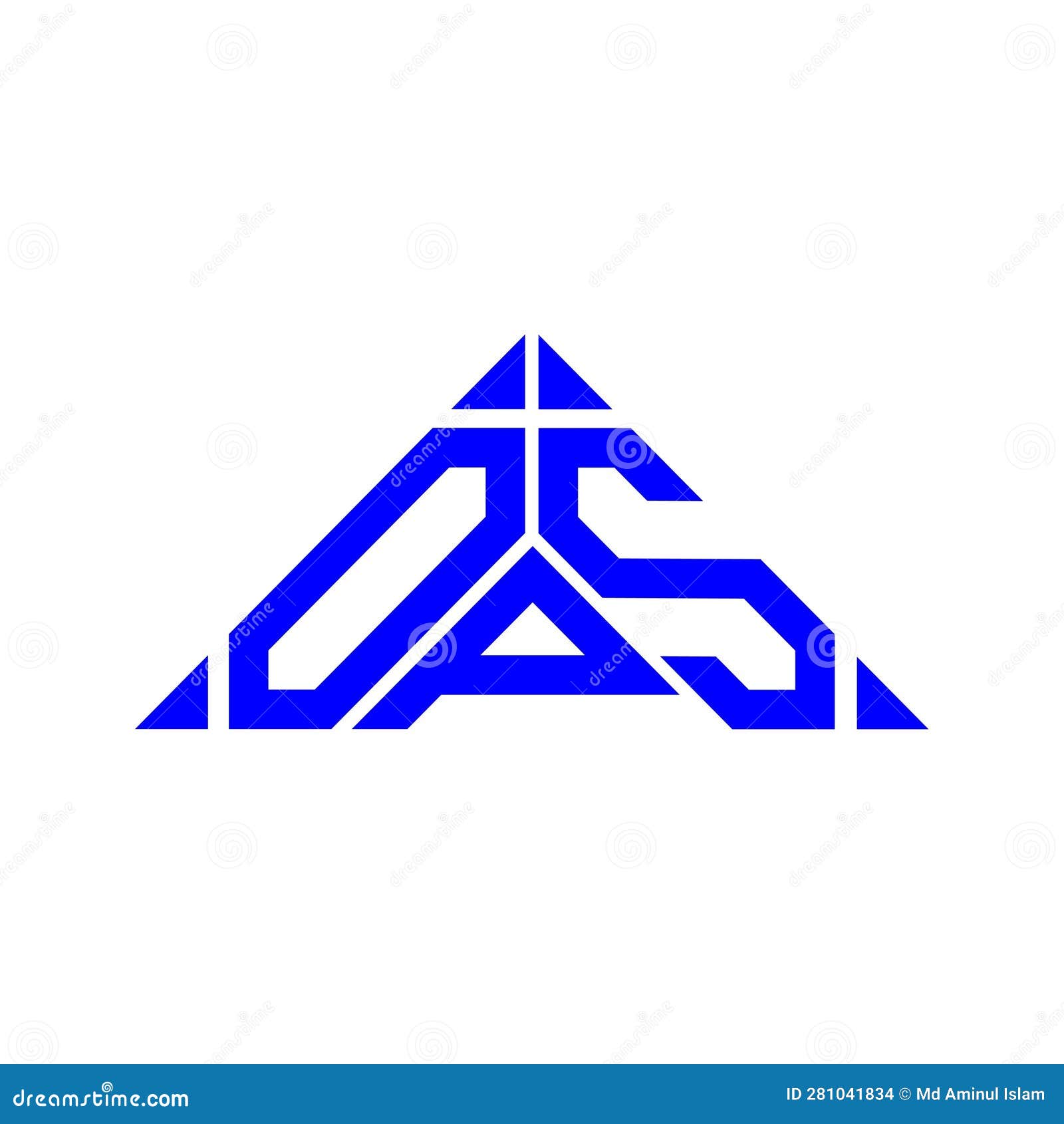 OPS Letter Logo Creative Design with Vector Graphic, OPS Stock Vector ...