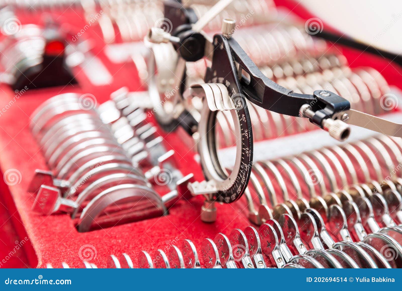 Opthalmology test box stock photo. Image of device, exam - 202694514