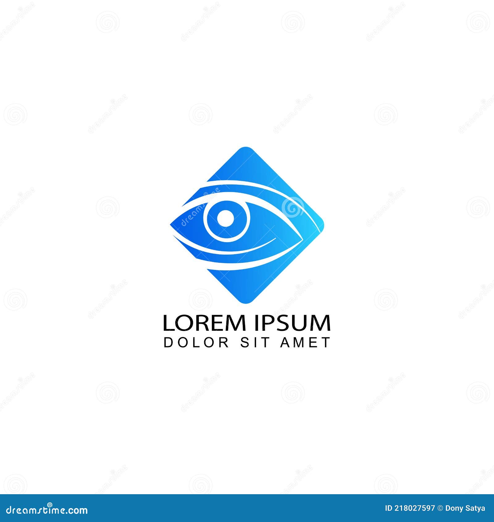 Optic Eye Logo Template Design Vector Stock Vector - Illustration of ...