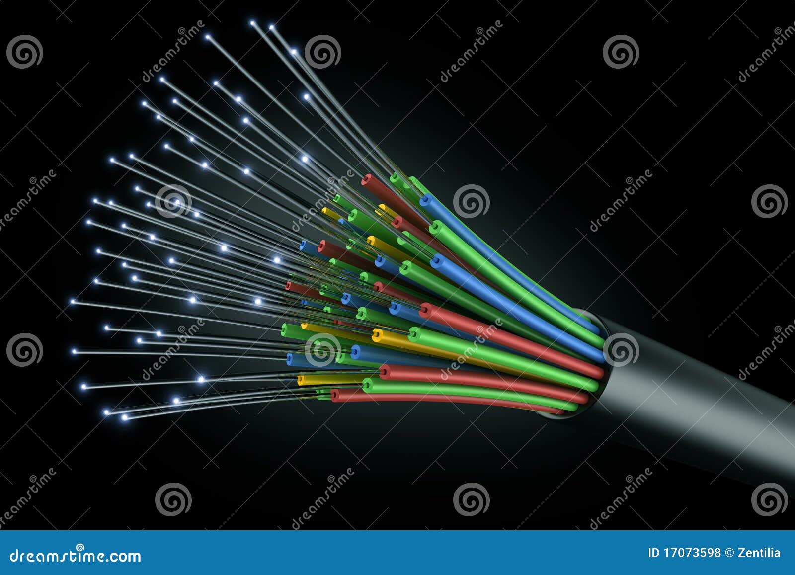 Optic Fiber Bandwidth Icon. Optic Fiber Bandwidth Concept Symbol Vector ...