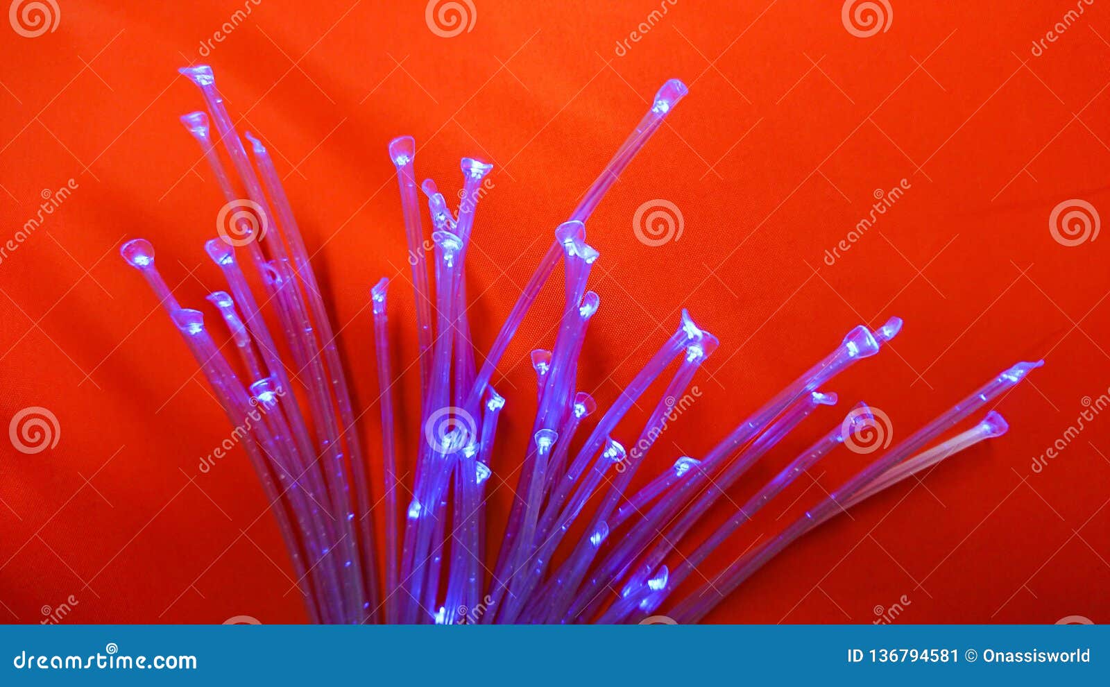 Optic Fiber Colors stock image. Image of optic, fiber - 136794581