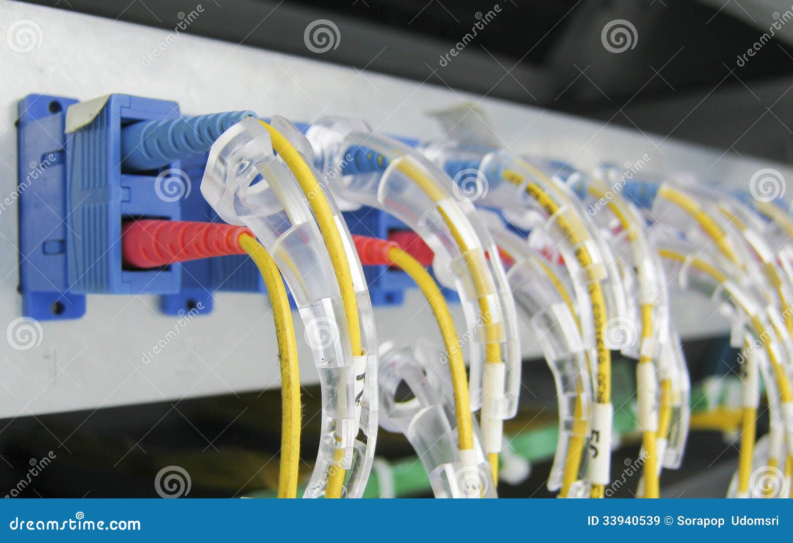 Optic Fiber Communications Equipment Stock Image - Image of networking ...
