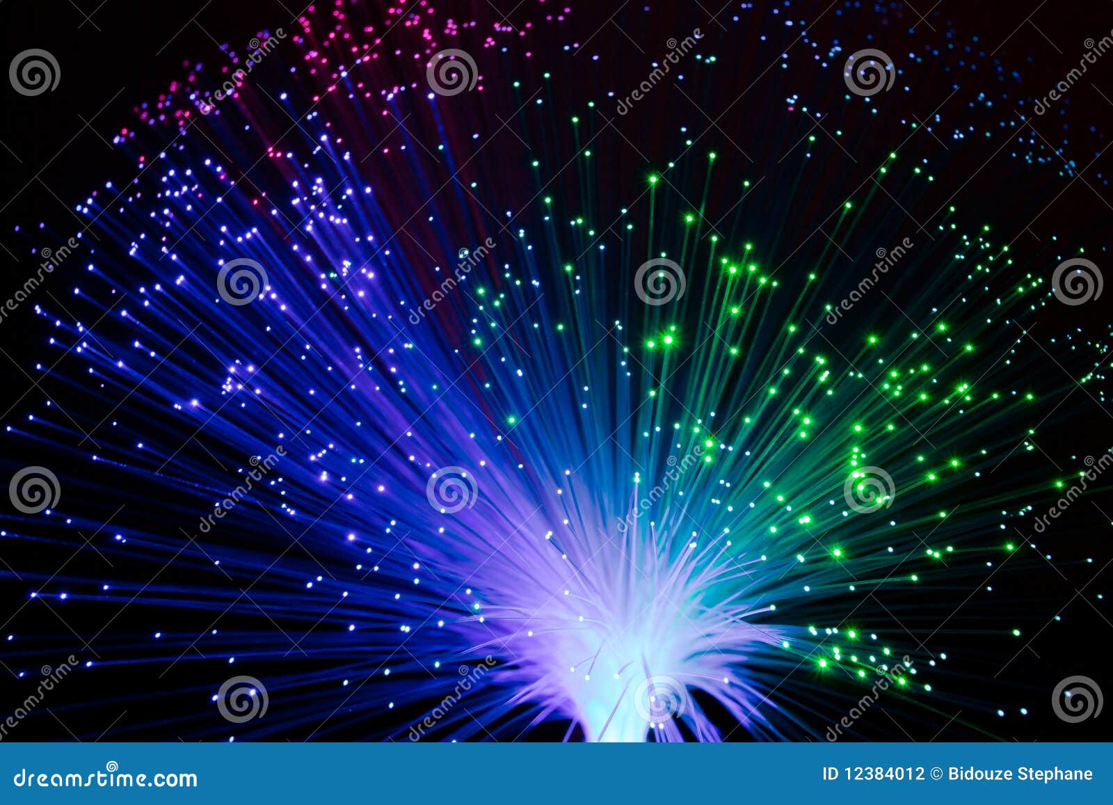 Optic fiber lamp stock photo. Image of diode, multi, illuminated - 12384012