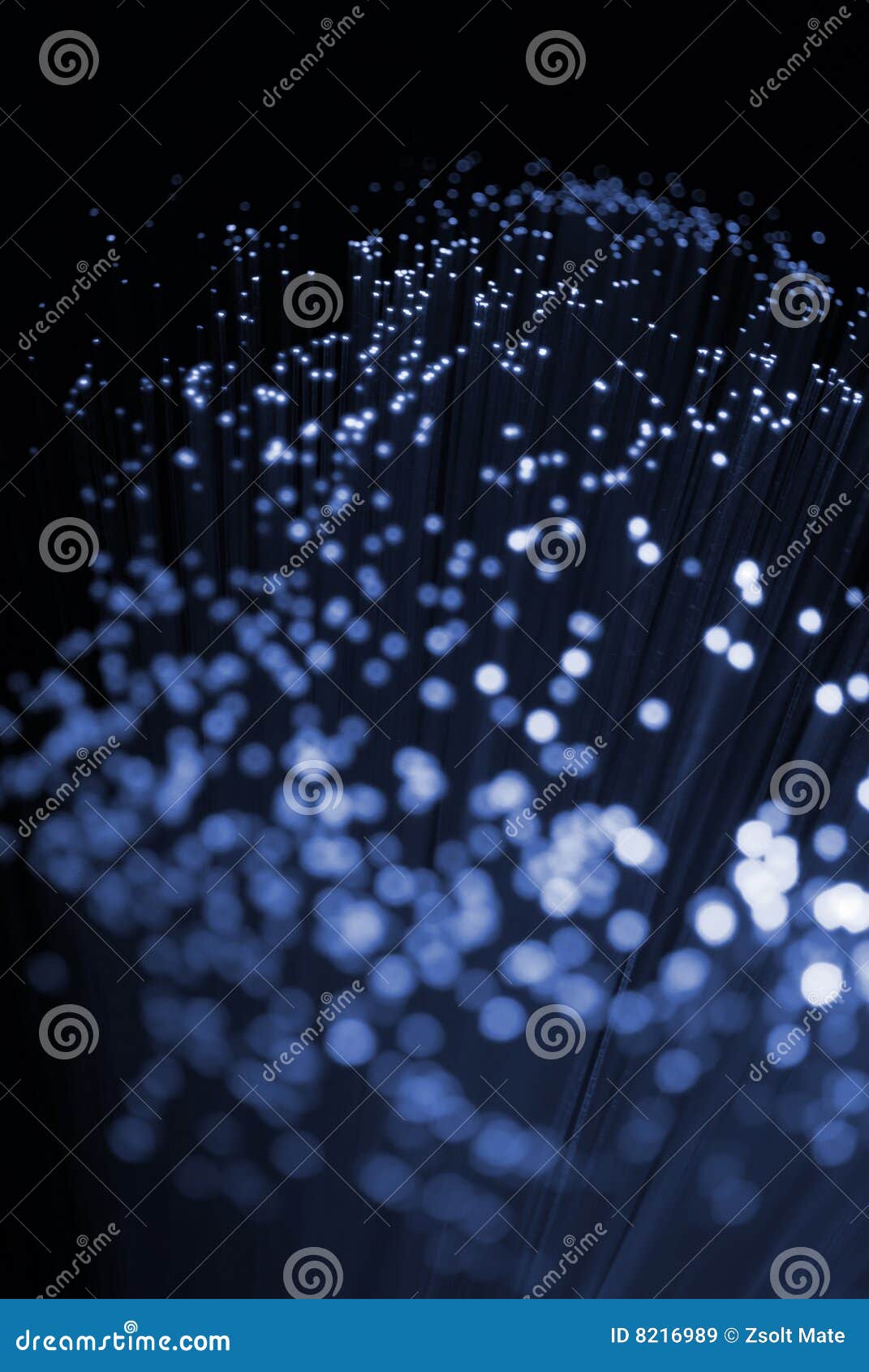 Optic fibers stock image. Image of light, fiber, fancy - 8216989