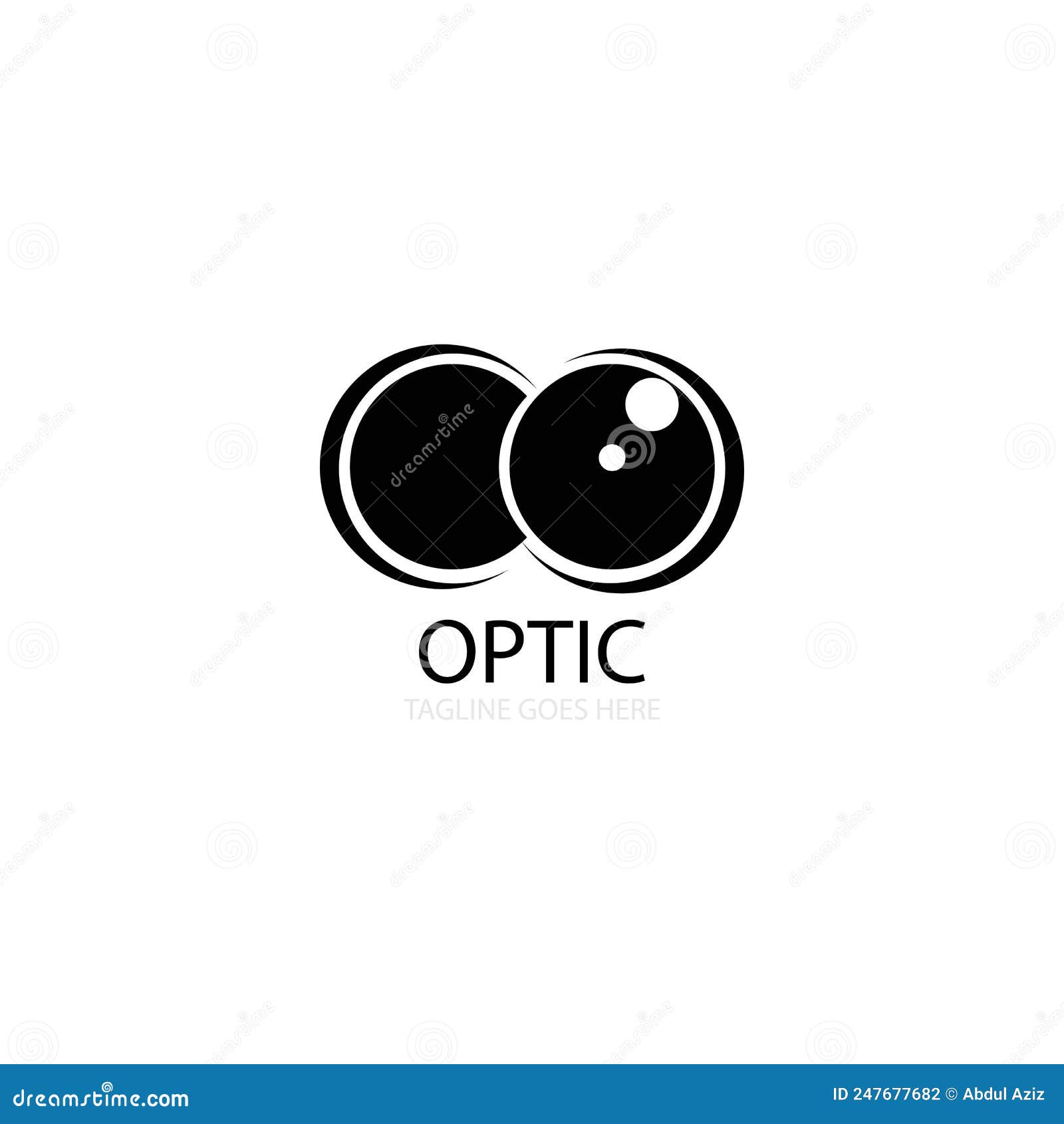 Optic Icon Logo Free Vector Stock Vector - Illustration of sign ...