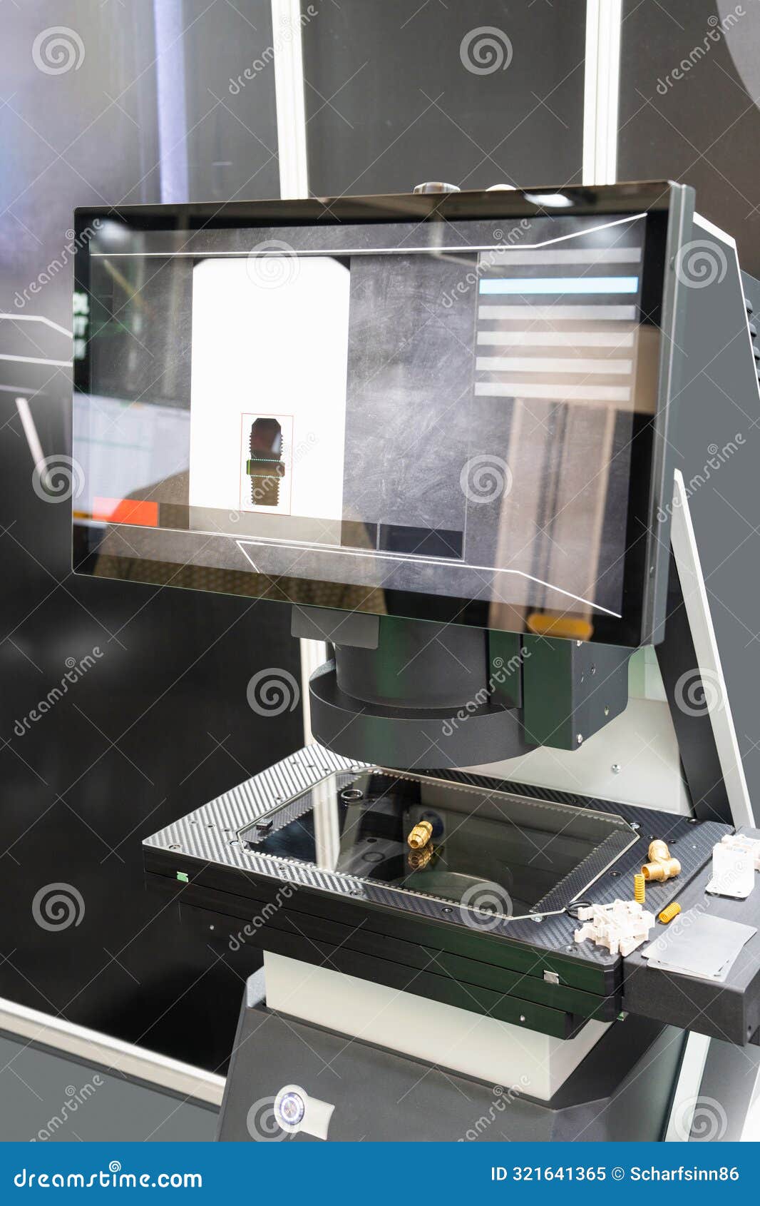 Optic Machine For Precise Measurement Stock Photo | CartoonDealer.com ...