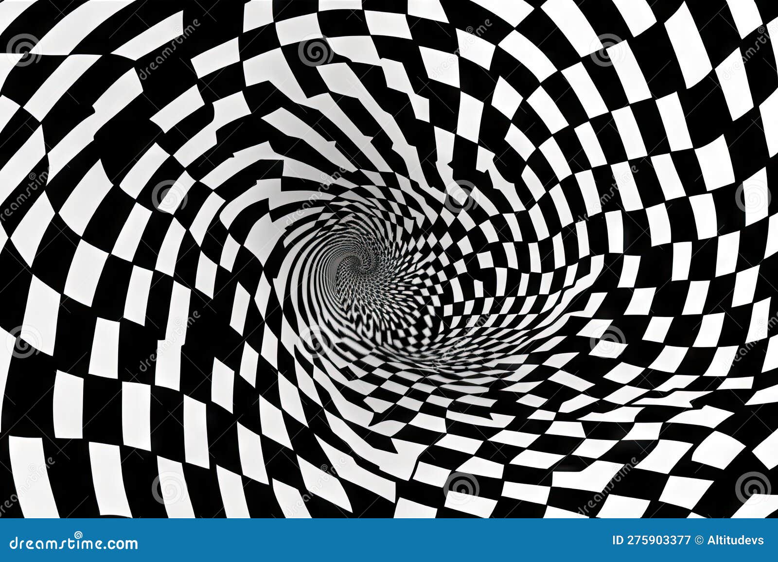 Optical Art and Illusions, with Optical Illusion Creating the Effect of ...