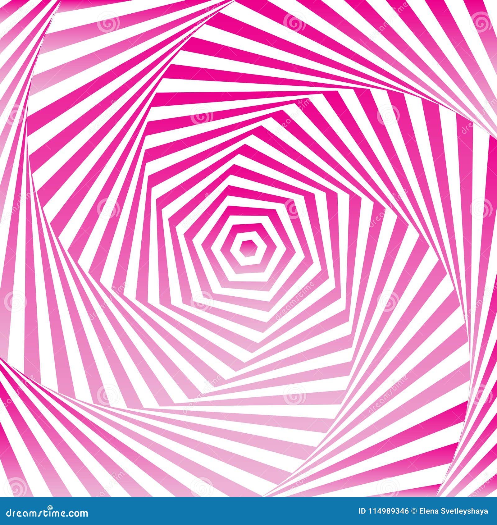 Optical Art or Optical Illusion Background. Modern Geometric Background ...