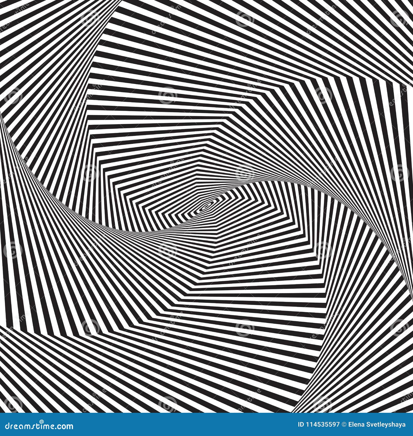 Optical Art. Optical Illusion Background. Modern Geometric Background ...