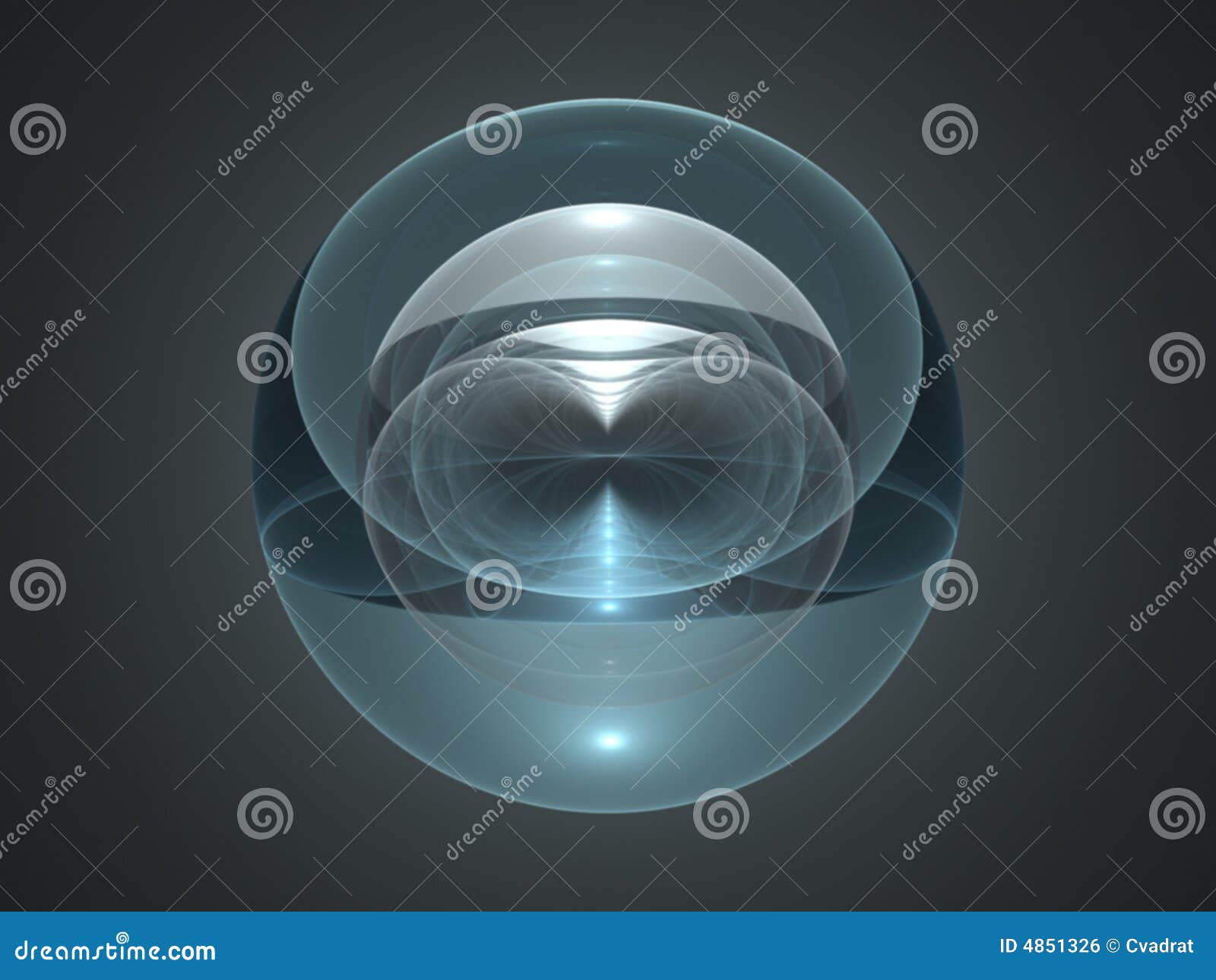 Optical Art Space Sphere Fractal 02 Stock Illustration - Illustration ...