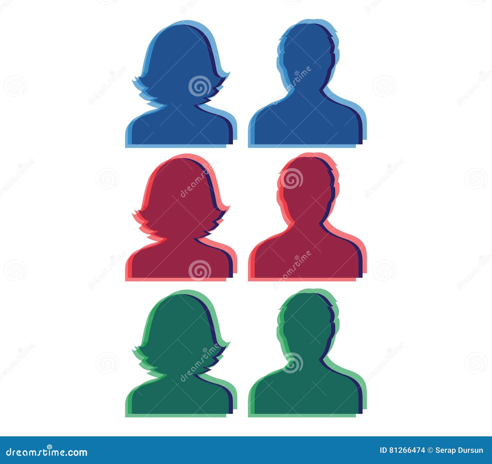 Optical Avatar Icon Design stock illustration. Illustration of ...