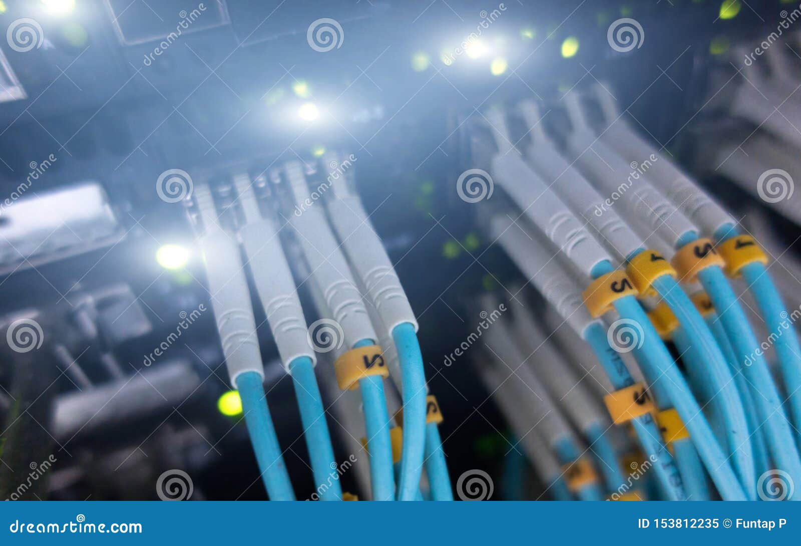 Optical Cable. Concept of Modern Internet Connection Stock Image ...