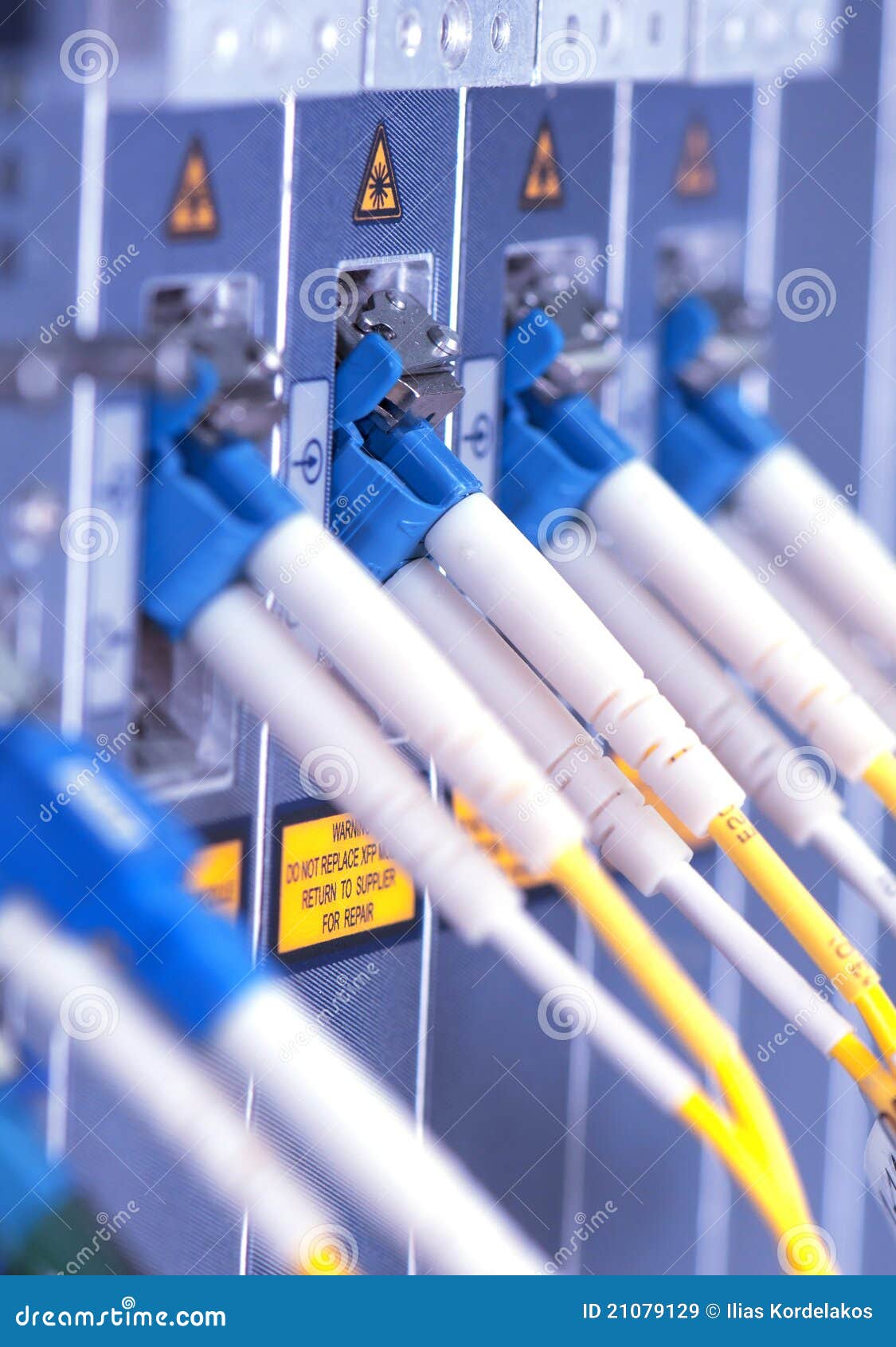 Optical cables stock image. Image of broadband, link - 21079129