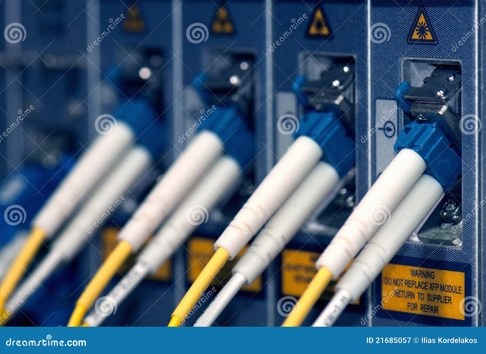 Optical cables stock image. Image of telecommunication - 21685057
