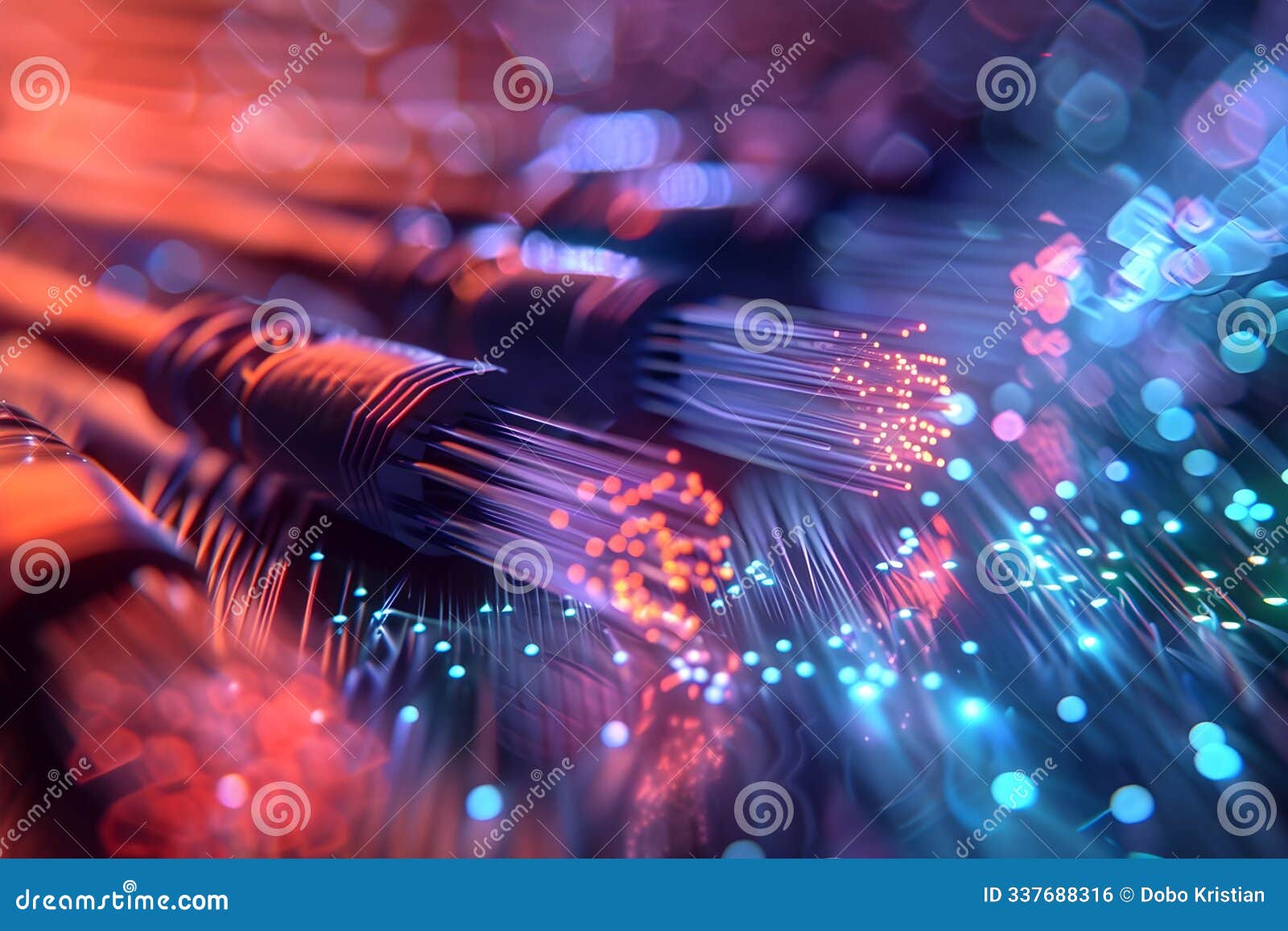 Optical Cables. Wire Fiber Cord Structure Electrical Line Wicker Vector ...