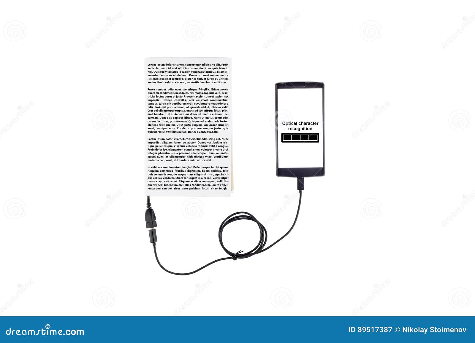 OCR - Optical Character Recognition Acronym, Technology Concept ...