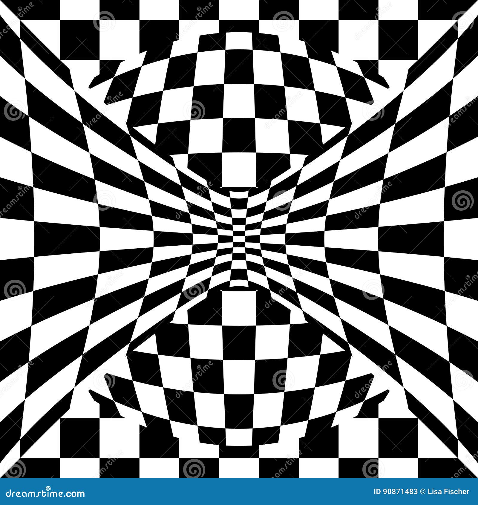 Optical Check Pattern 1 stock vector. Illustration of clip - 90871483