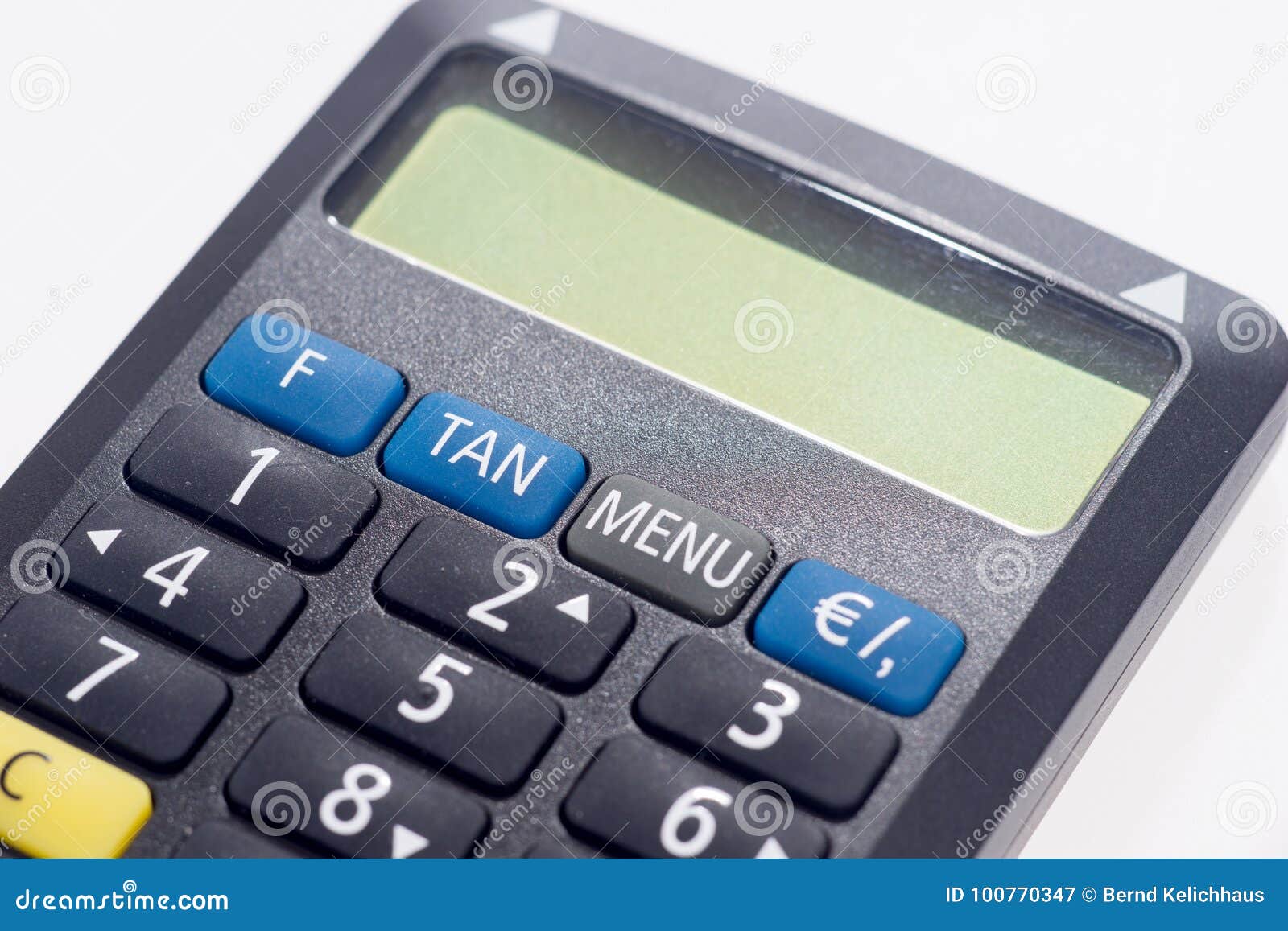 Optical Chip TAN Generator Isolated Stock Image - Image of menu, code ...