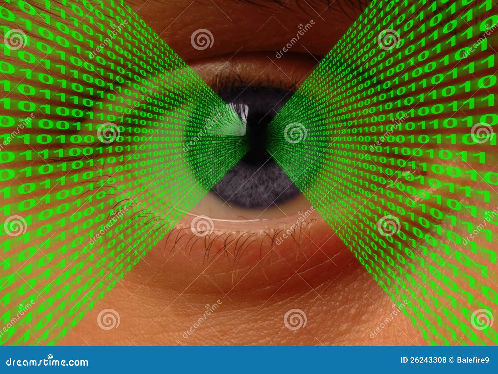 Optical Data Transfer stock illustration. Illustration of information ...