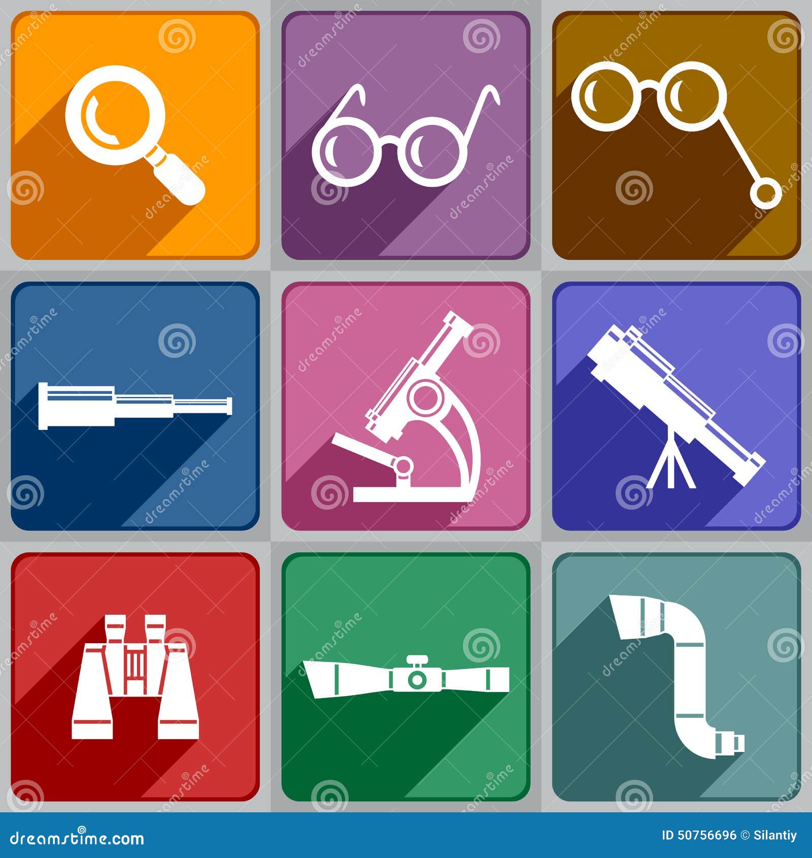 Optical devices stock vector. Illustration of device - 50756696