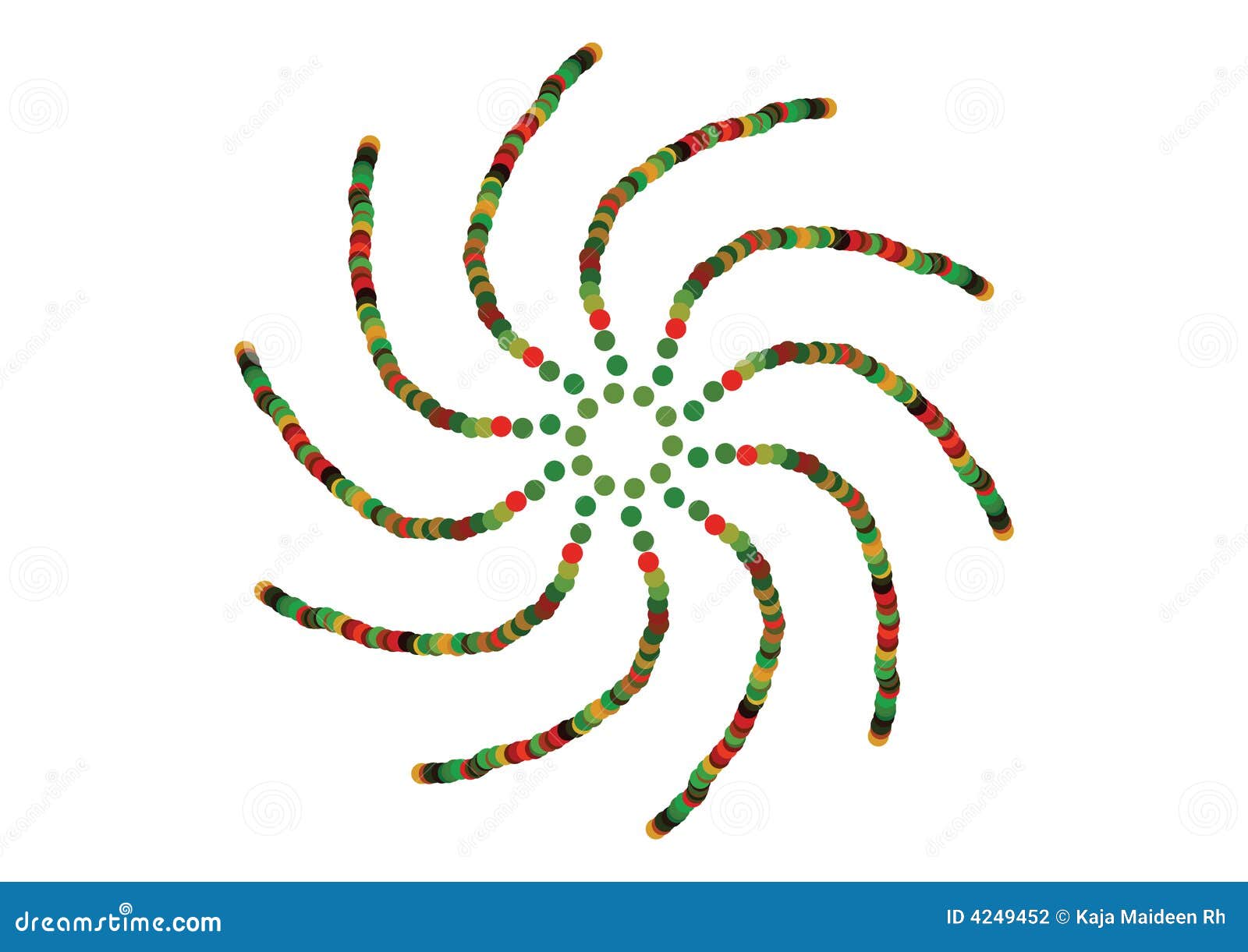 Optical Doted Sun Vector Picture. Image: 4249452