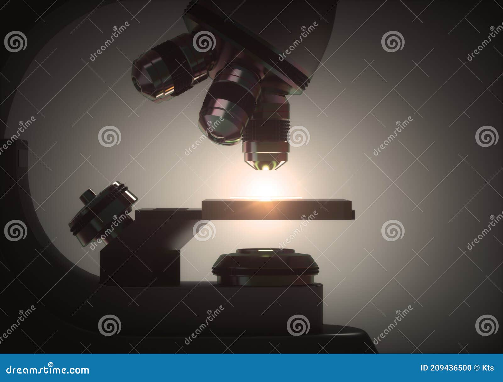 Optical Electron Microscope Clipping Path Included Stock Photo - Image ...
