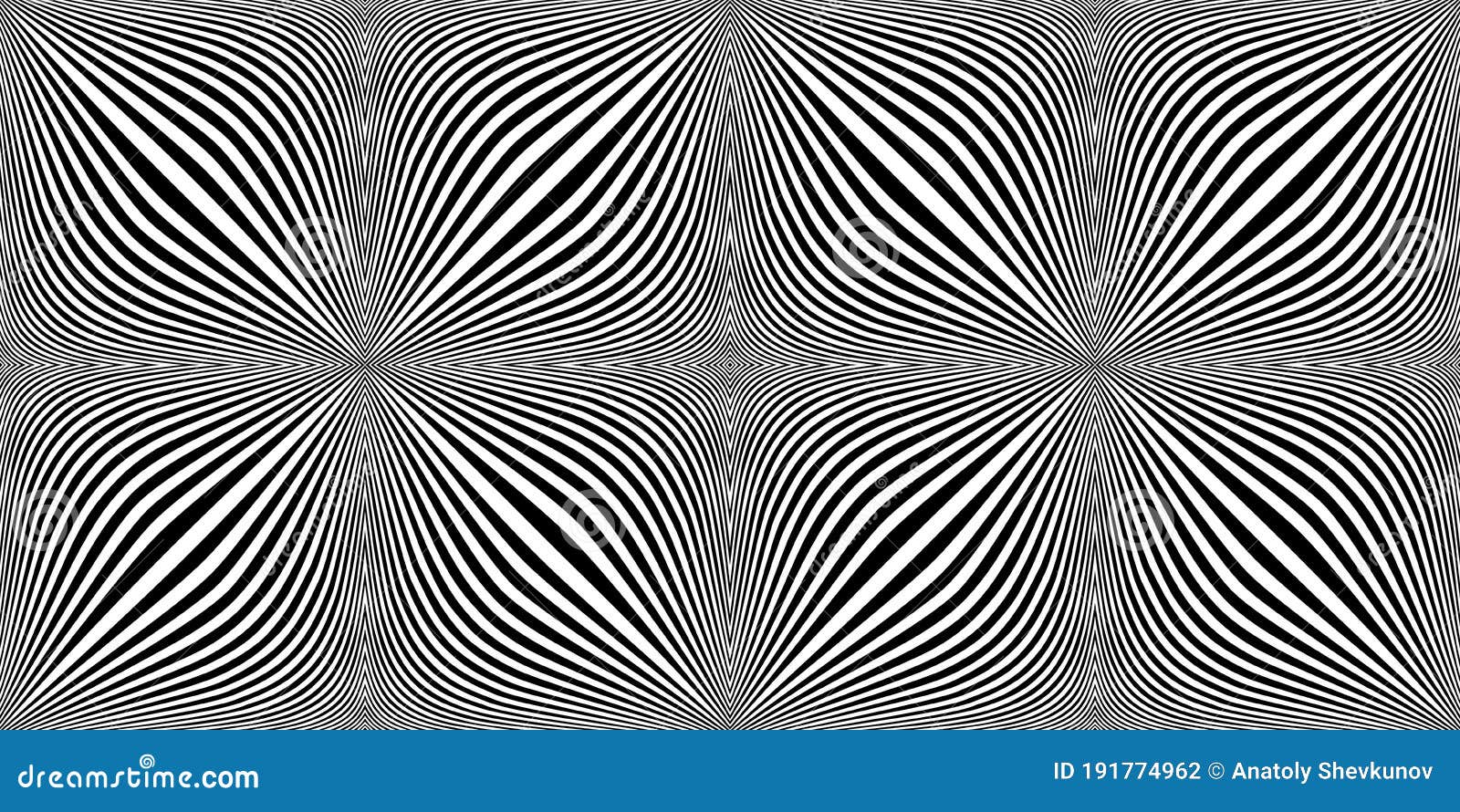 Optical expansion illusion stock vector. Illustration of orbed - 191774962