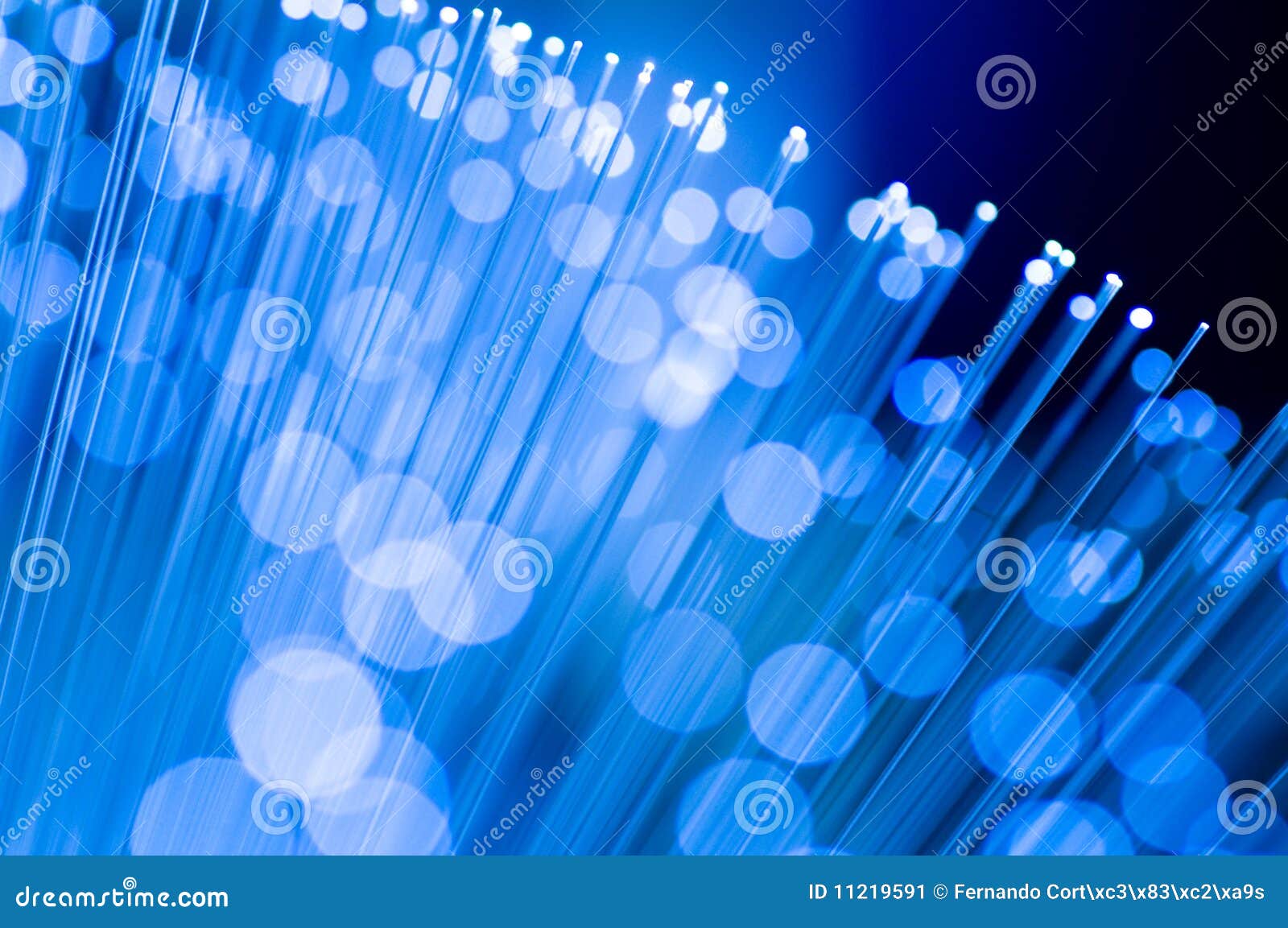Optical fiber stock image. Image of global, blue, concept - 11219591