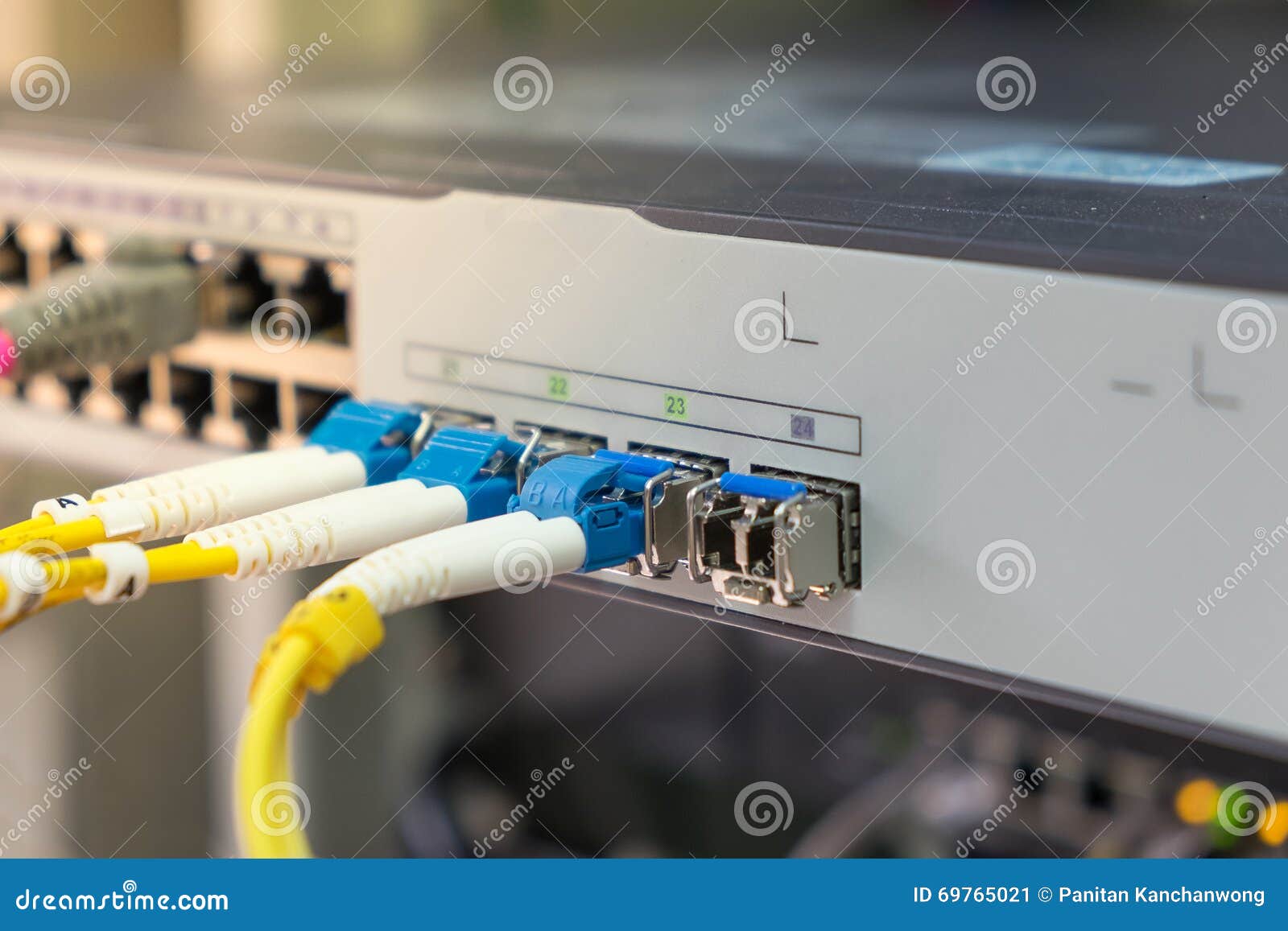 Optical fiber cables stock image. Image of cables, connector - 69765021