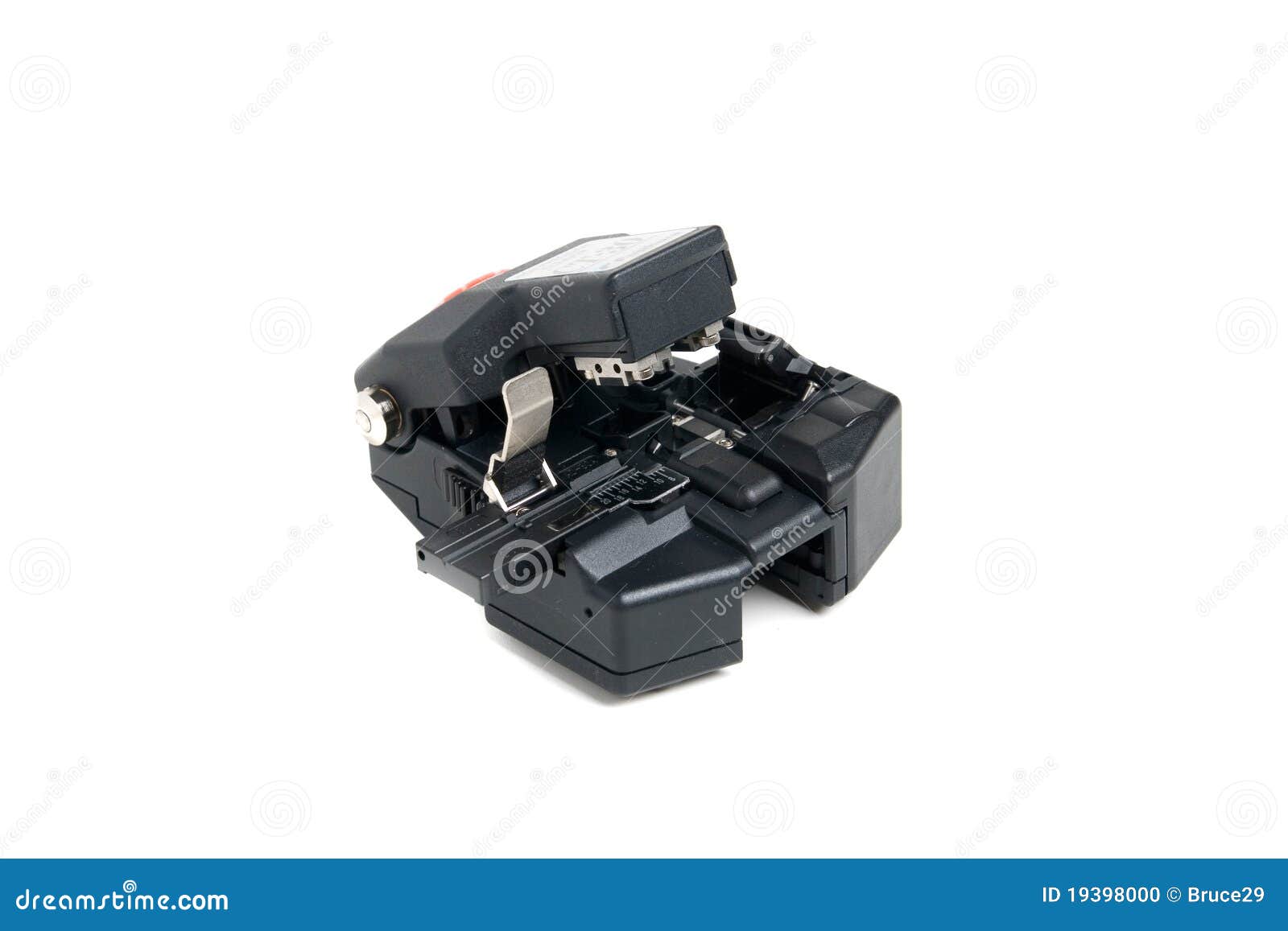 Optical fiber cleaver. stock photo. Image of communications - 19398000