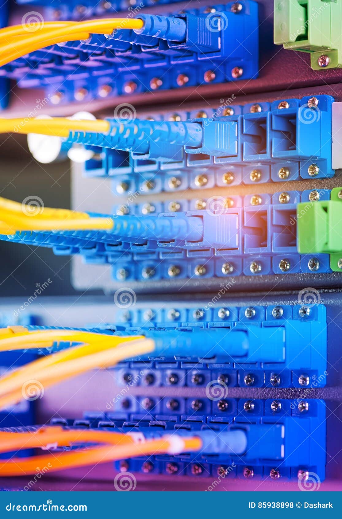 Optical Fiber Communication Stock Photo - Image of line, node: 85938898