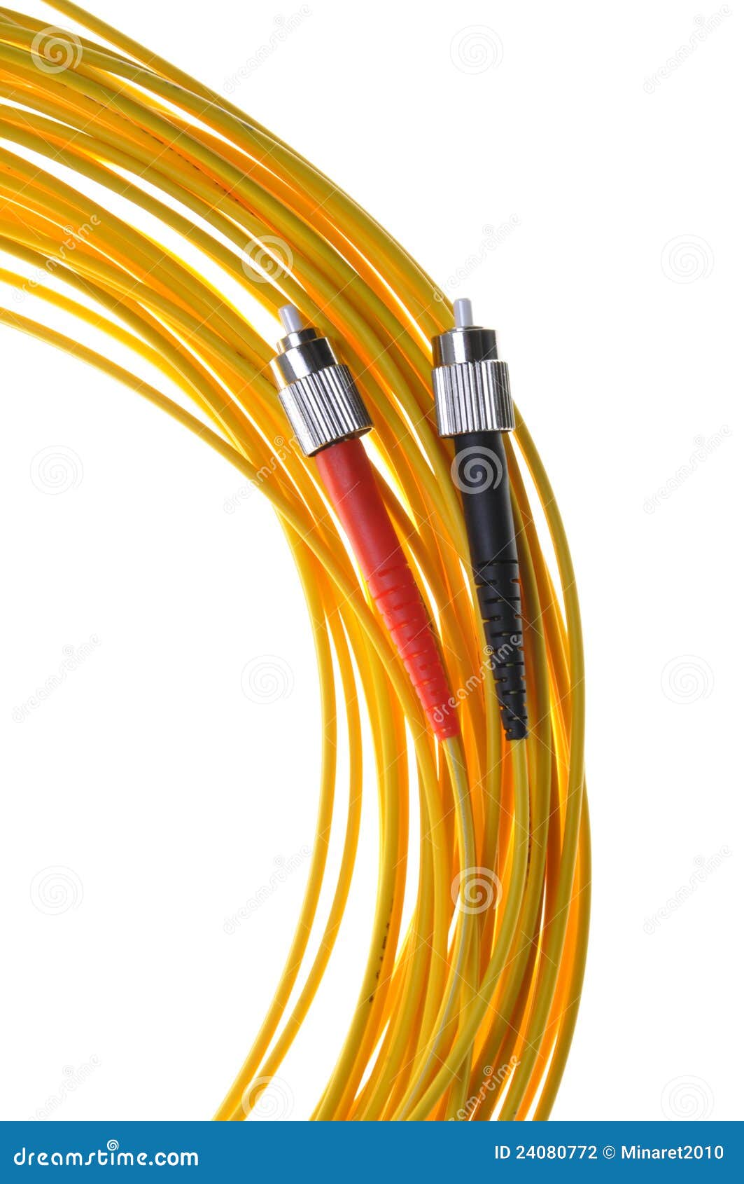 Optical Fiber Connectors FC/PC Stock Photo - Image of connector ...