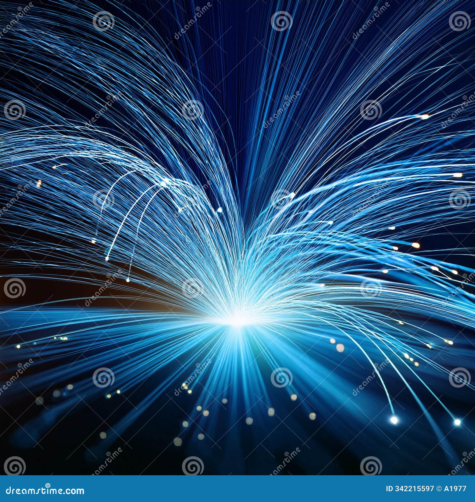 Optical Fiber for Fast Internet Connection, AI Generated Stock ...