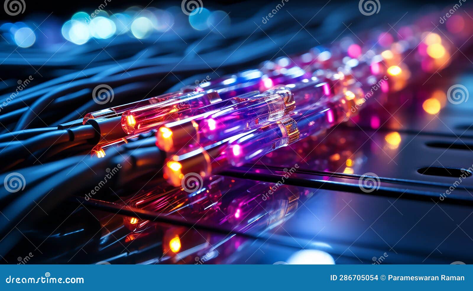 Fiber Technology Background Stock Illustration - Illustration of ...