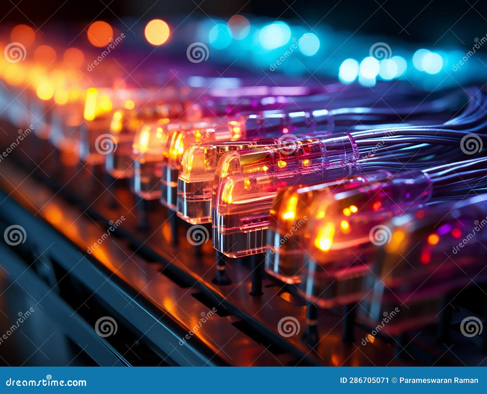 Fiber Technology Background Stock Illustration - Illustration of ...