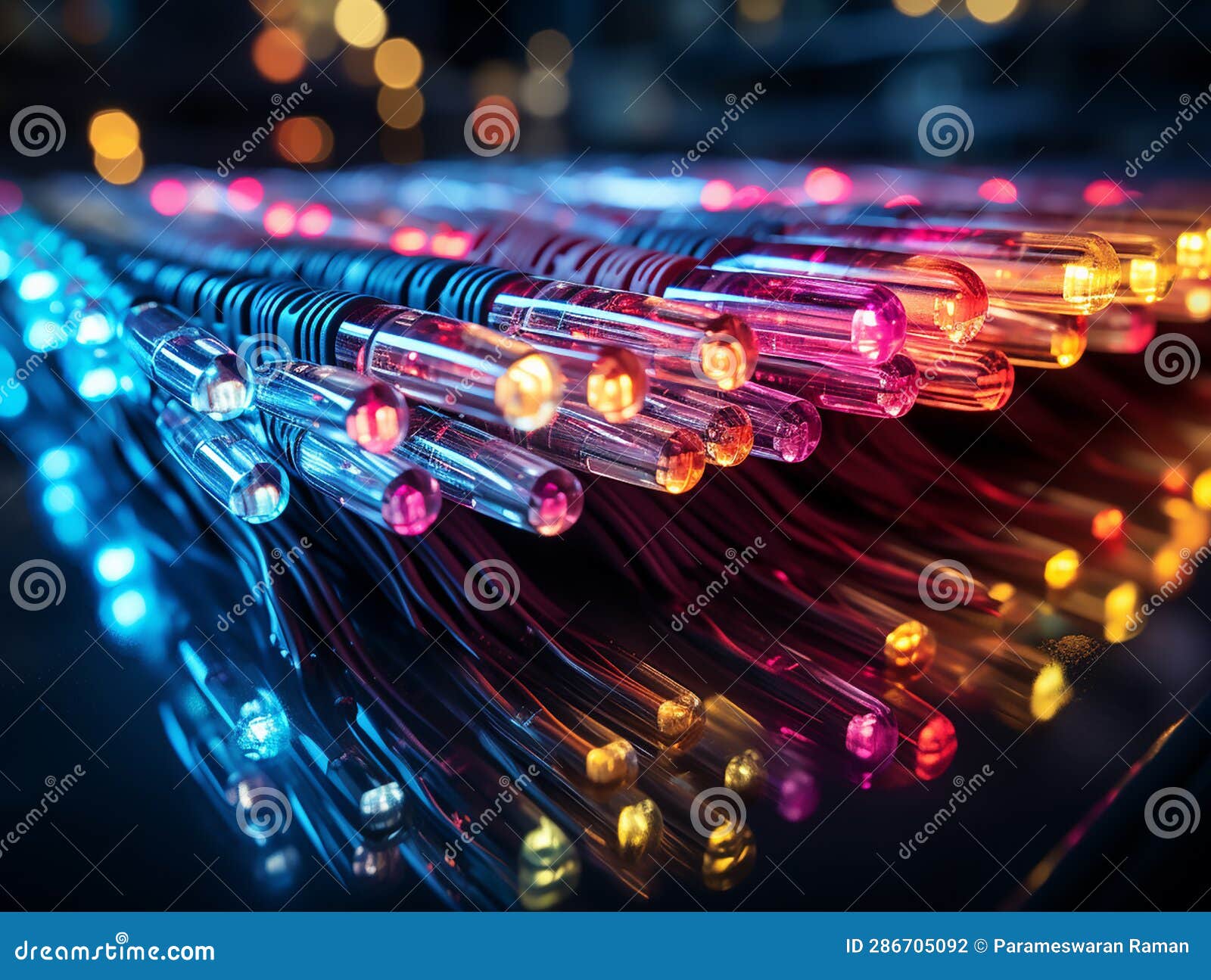 Fiber Technology Background Stock Illustration - Illustration of ...