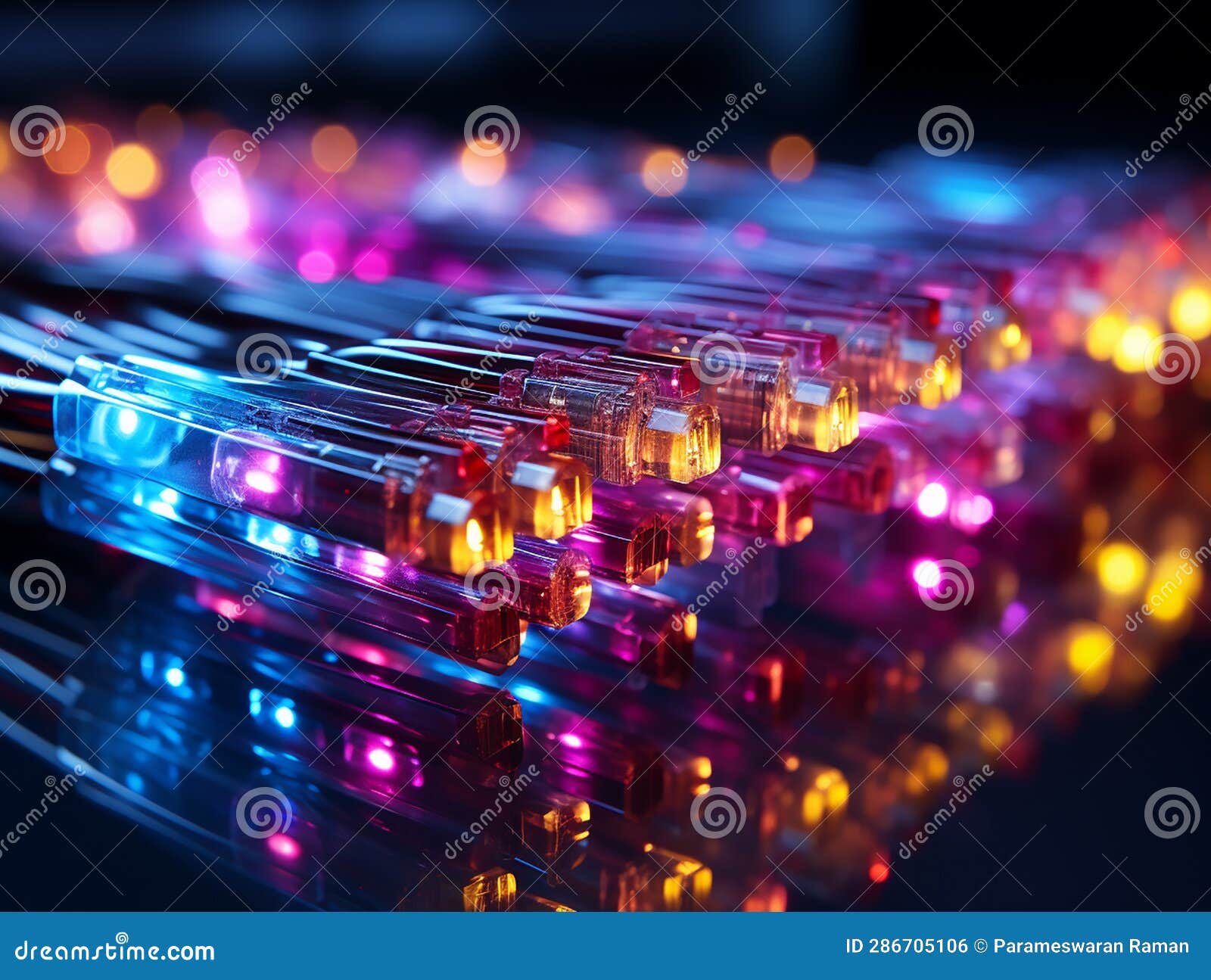 Fiber Technology Background Stock Illustration - Illustration of ...