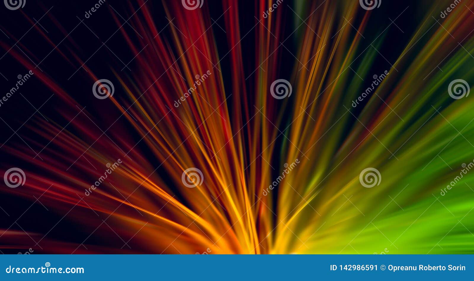 Optical Fiber Network Cable, Radial Blur Effect Stock Image - Image of ...