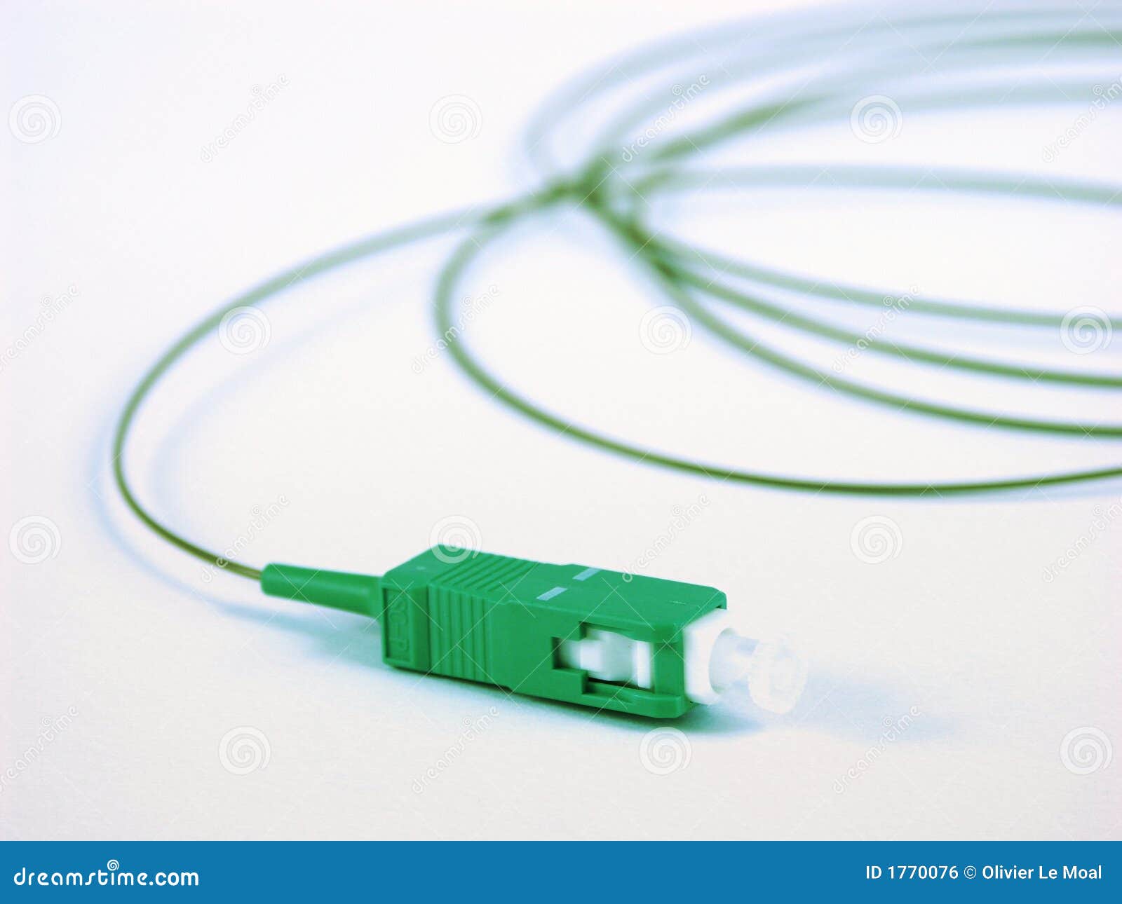 Red Patch Cord Utp 5e Cable Inserted Into Red Free Port Stock ...