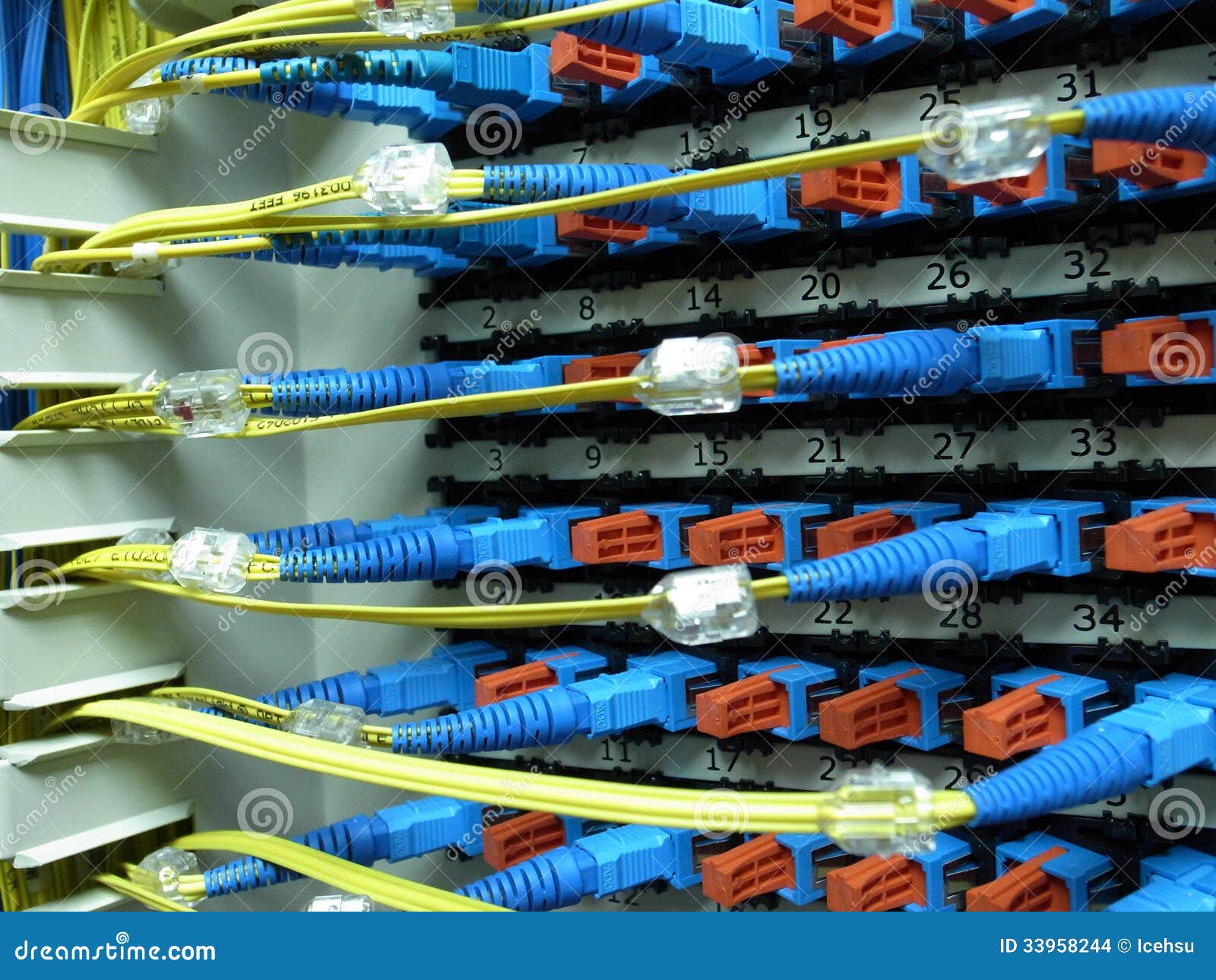 Optical Fiber Patch Panel Picture. Image: 33958244