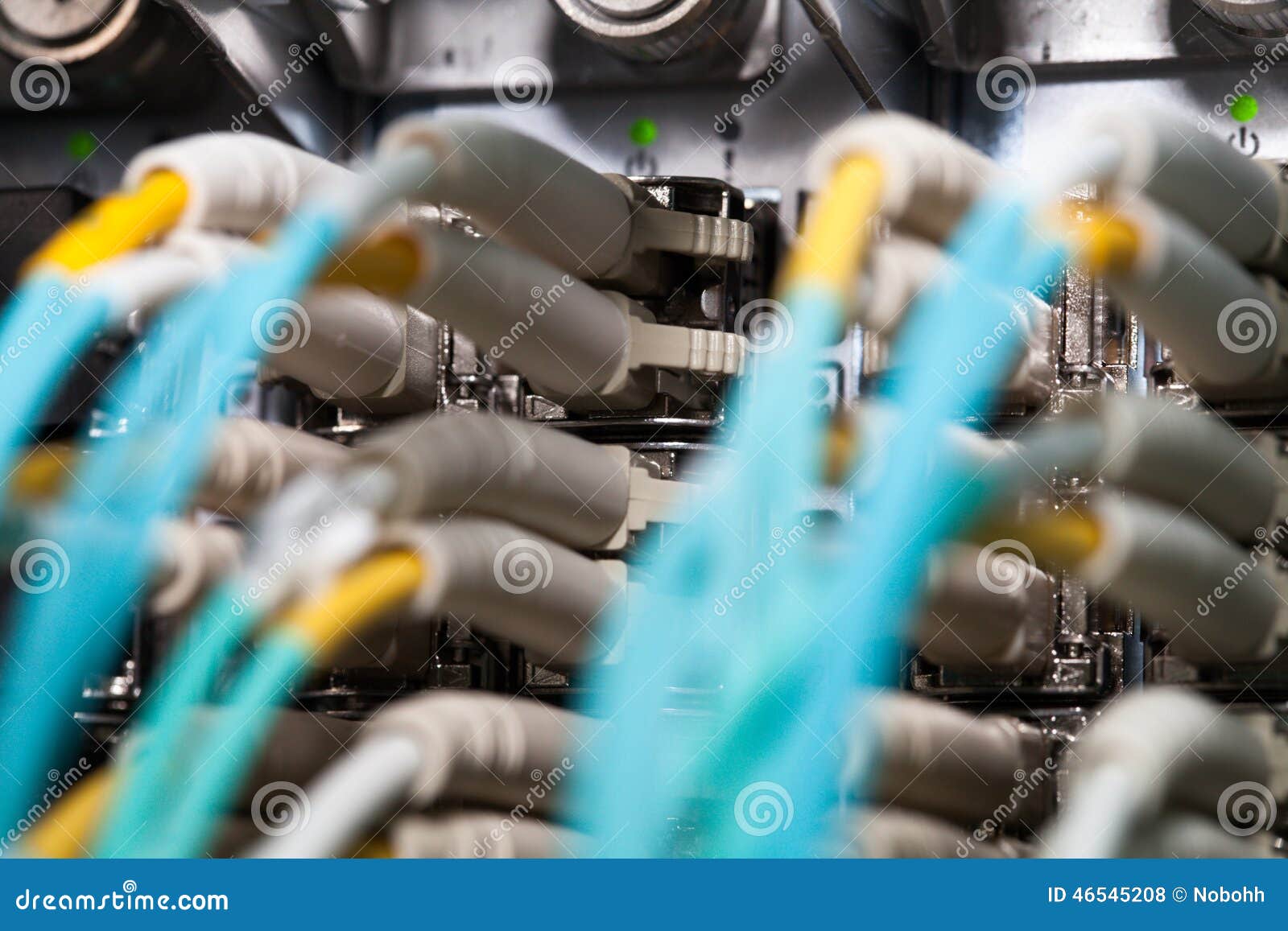 The Optical Link Is On The Interface Of The Central Router. The Front ...