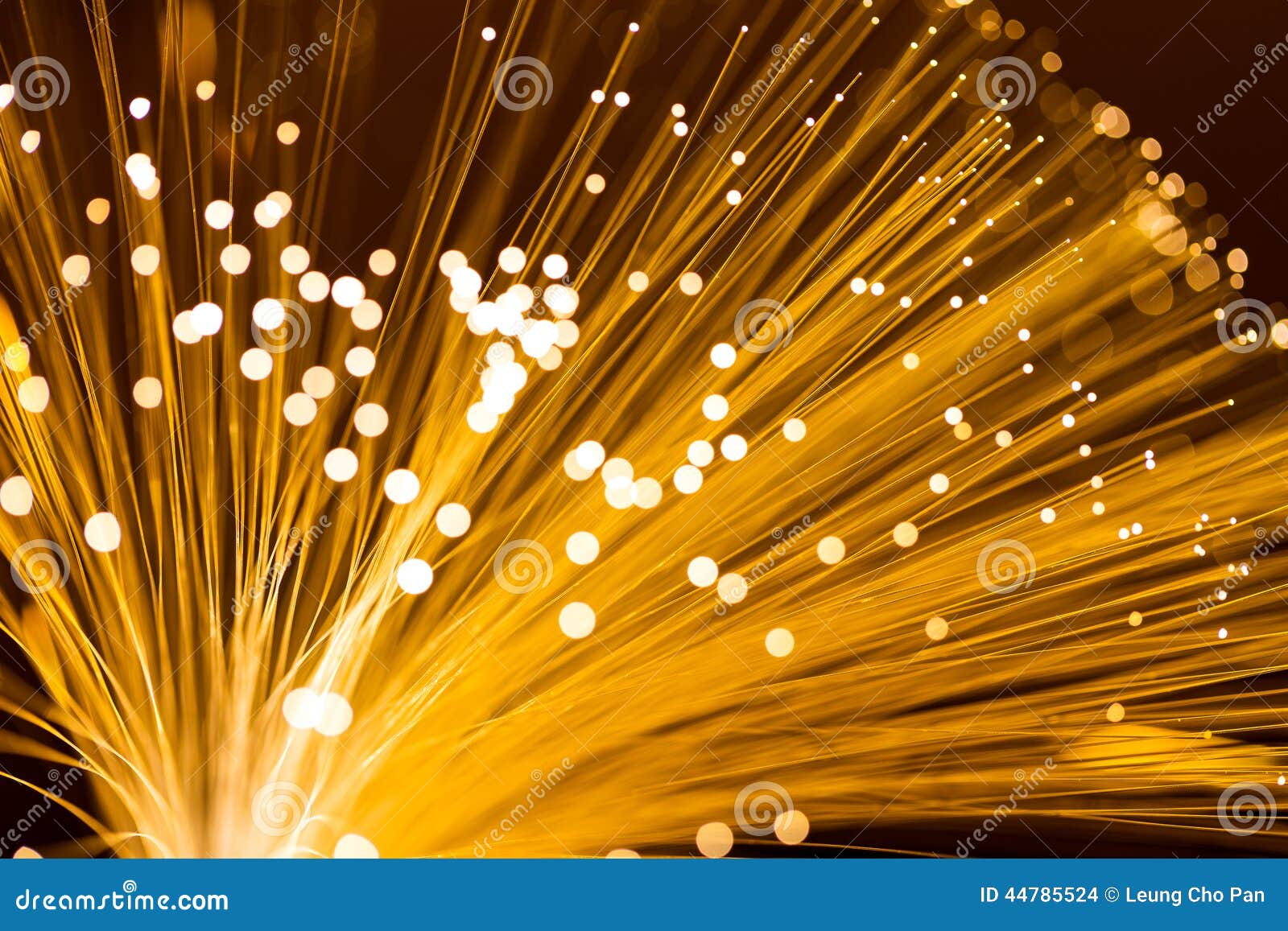 Optical fibre in golden stock photo. Image of global - 44785524
