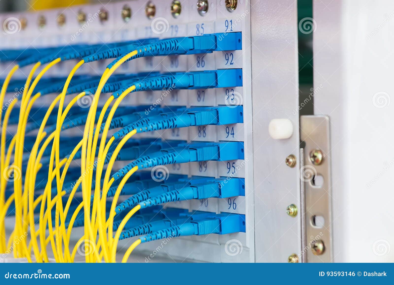 Optical Fibre Information Technology Equipment Stock Photo - Image of ...