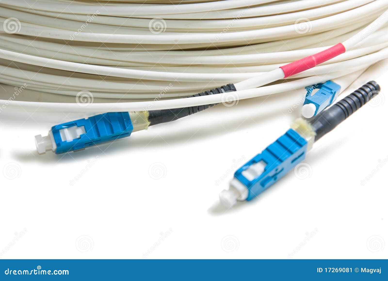 Optical Fibre Patch Cord stock image. Image of connection - 17269081