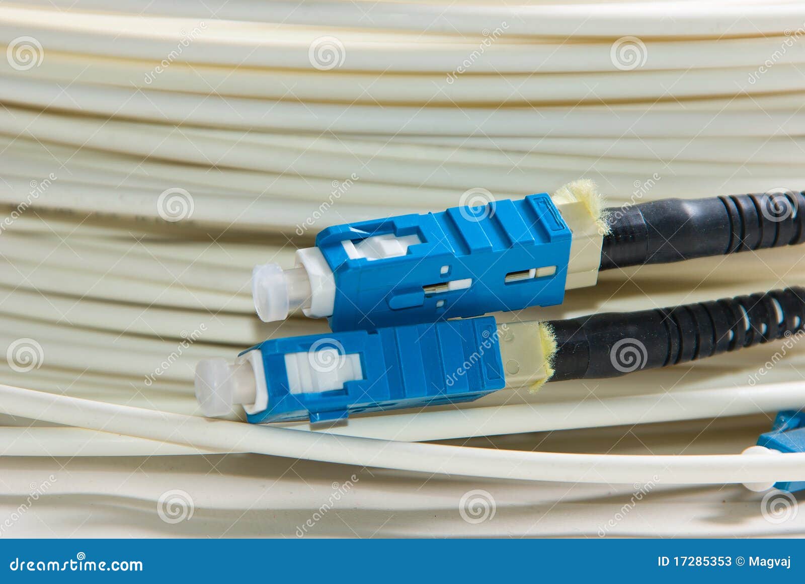 Optical Fibre Patch Cord stock image. Image of transmit - 17285353